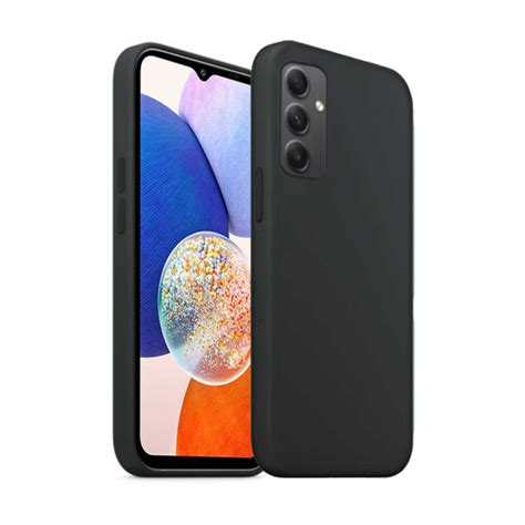 Coque De Protection En Silicone Noir Toucher Gomme Galaxy A
