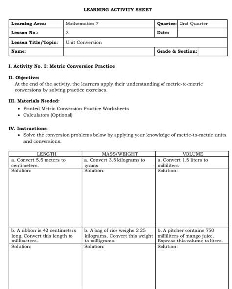 LEARNING ACTIVITY SHEET Learning Area StudyX