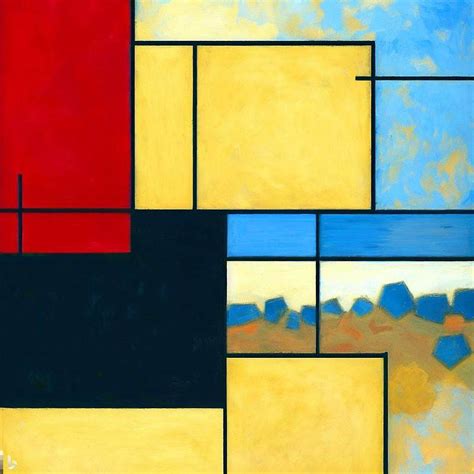 빨강 파랑 노랑의 구성 빈센트 반 고흐