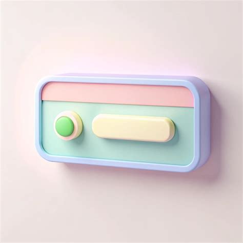 3d search bar illustration navigation and search concept browser button for website and ui