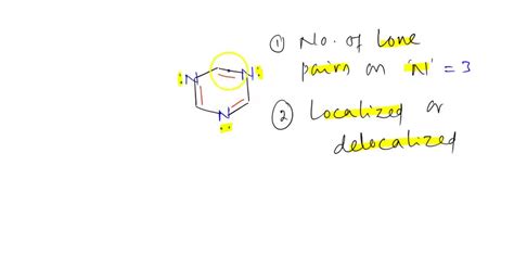 Solved The Lone Pairs On Nitrogen In The Following Compound Are