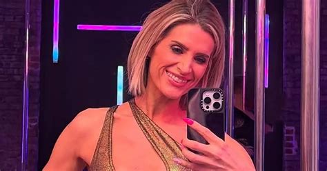 Hollyoaks Sarah Jayne Dunn Slips Into Teeny Bodysuit For Saucy Pole