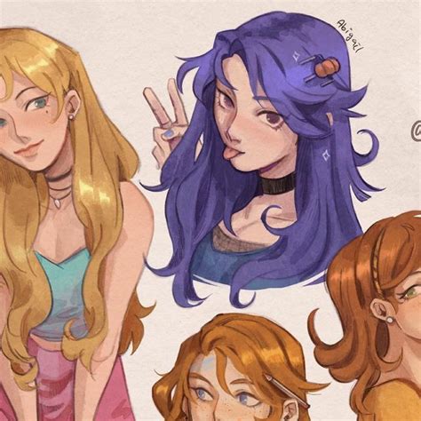 Judith On Instagram Stardew Valley Girls 🌱 Always Wanted To Draw Them