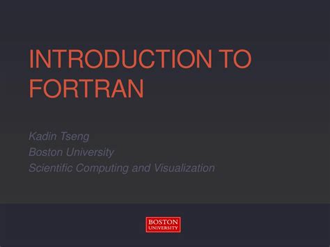 Ppt Introduction To Fortran Powerpoint Presentation Free Download