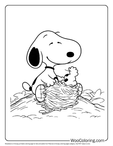 Coloring Snoopy Charlie Brown Coloring Pages Printable Coloring
