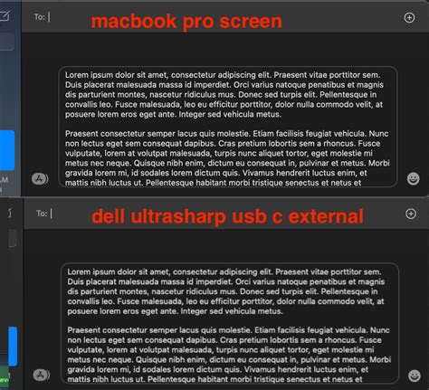 Macbook Pro MacOS Partially Blurring Text In Mac Apps On External Display Ask Different