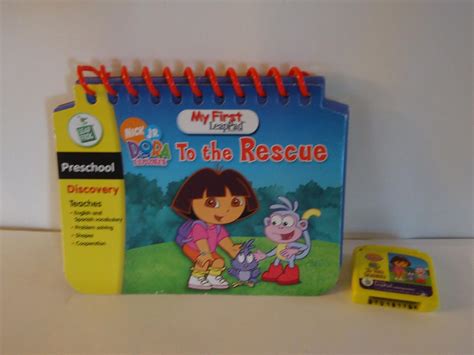 My First Leap Pad Leap Frog Dora The Explorer Book And Cartridge Learning