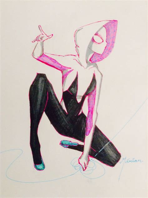 Spider Gwen Drawing