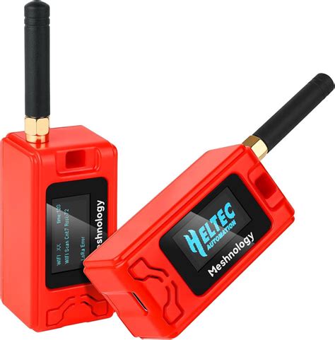 Heltec Esp32 Lora V3 Node Meshtastic Kit With 1100mah Battery And Case Meshnology