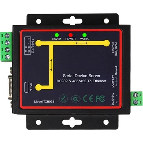 bearrt rs232 rs485 seri ethernet dönüştürücü desteği rs232 rs485 rs422
