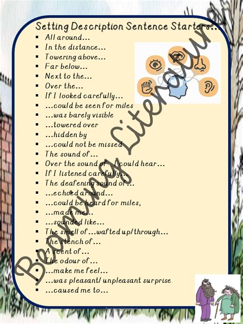 Writing A Setting Description At Warren Short Blog