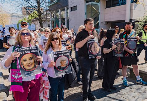 Thousands Attend Belfast Femicide Rally Along With Victim Natalie