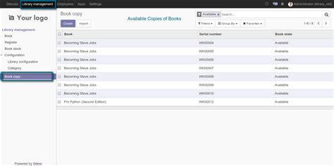 Odoo Library Management System Odoo Book Management System Webkul