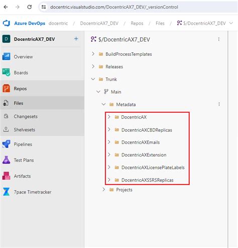 How To Commit Changes To TFS DevOps After Upgrading Docentric AX Models Docentric AX