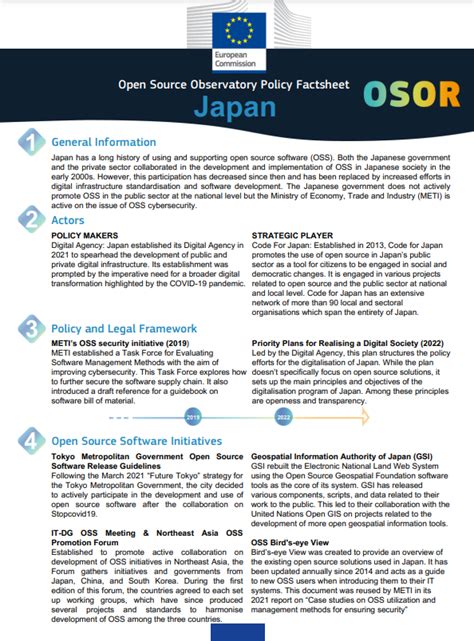 New Osor Report About Open Source In Japan Openforum Europe