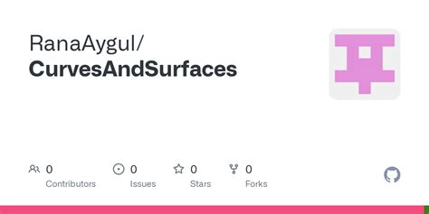 GitHub RanaAygul CurvesAndSurfaces