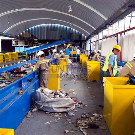 Waste Manual Sorting Table Household Waste Manual Sorting Table MSW Waste Manual Sorting Table