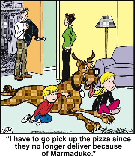 Marmaduke By Brad Anderson For August 14 2024 Gocomics
