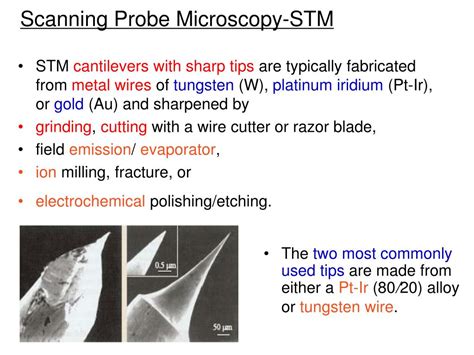 Ppt Scanning Probe Microscopy Principle Of Operation Instrumentation And Probes Powerpoint