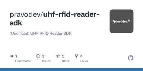 github pravodev uhf rfid reader sdk unofficial uhf rfid reader sdk