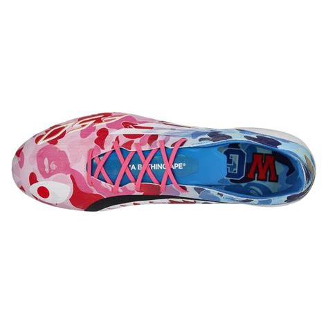 Adidas F50 Elite Fg Bape Clear Pinkice Bluefootwear White Limited