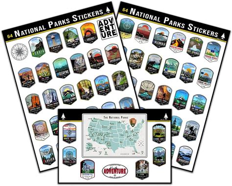 National Park Passport Stickers Complete List Anpbo