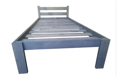 ᐉ Ліжко односпальне Грей Нікола 200х90 см 8529461 • Краща ціна в Києві Україні • Купити в