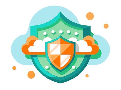 Cloudflare Ddos Server Protection Abstract Illustration Vector