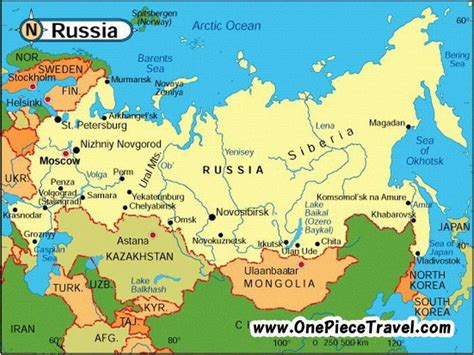 Russia Tourist Map Tourist Map Of Russia Eastern Europe Europe