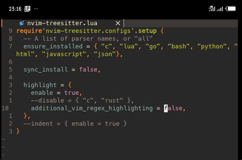Html Tree Sitter Syntax Higlighting Gone Rneovim