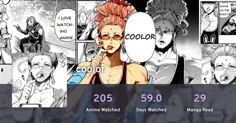 Coolors Profile · Anilist