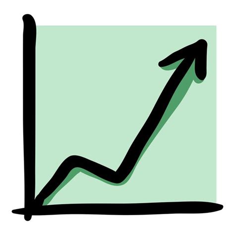 Premium Vector Vector Doodle Graph Icon