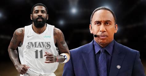 Kyrie Irving Jokes Stephen A Smiths 100 Million Contract Is Not Worth It