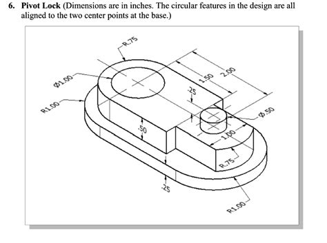 Create This Part In Autodesk Inventor And Share Chegg