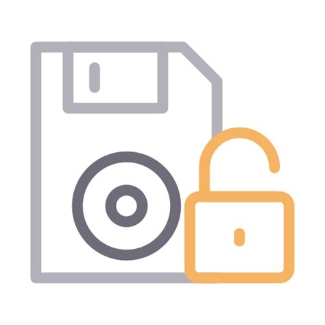 Disk Free Security Icons