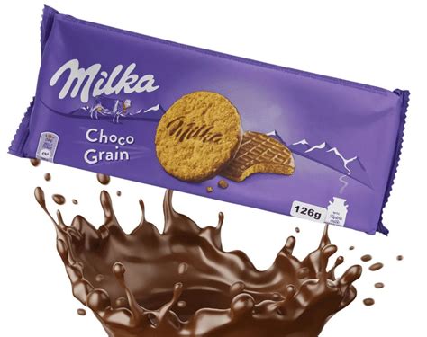 Печенье с шоколадом Milka Choco Grains Милка со злаками