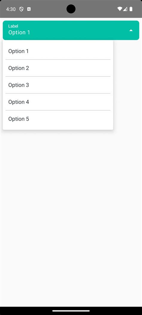 drop down menu in kotlin compose multiplatform kmp kmm