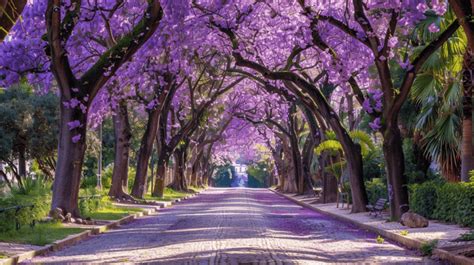 Jacaranda Trees Background Images Hd Pictures And Wallpaper For Free