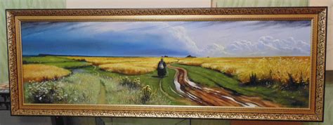 Картина «Дорога во Ржи» Холст, Масло 2014 г.