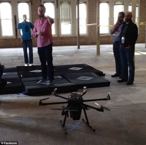The Smart Security Drone With A Stun Gun Built It To Attack Intruders Daily Mail Online