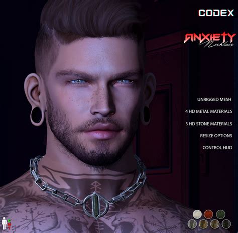 Second Life Marketplace Codexanxiety Necklace