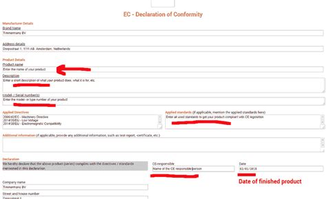 Ce Marking Machinery Directive