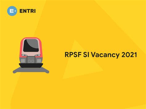 Rpsf Si Vacancy 2022 Entri Blog