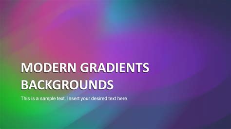 Modern Gradient Backgrounds For Powerpoint Slidemodel