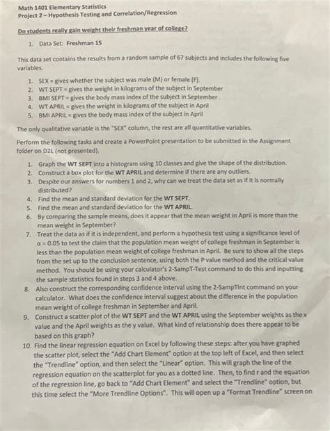 Solved Project 2 Hypothesis Testing And