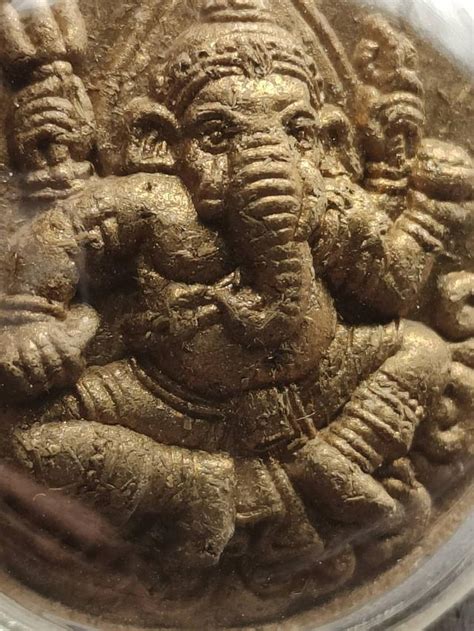 พระพิฆเนศ รุ่น บังเกิดทรัพย์ เนื้อผงไม้กฤษณามหาเศรษฐี หลวงปู่หงษ์ พรหมปัญโญ เจ้าพิธี Ennxo