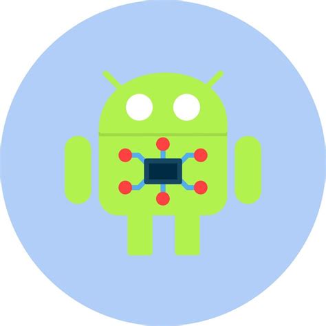 Android Vector Icon 16400250 Vector Art At Vecteezy