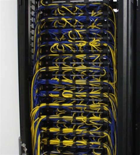 Data Cabling Network And Lan Wan Infrastructure Led Power