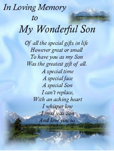 Happy Birthday To My Son In Heaven Happy Birthday Son Happy Birthday