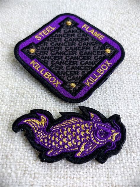 Steel Flame Killbox Royal Purple Patch Set Everything Else On Carousell